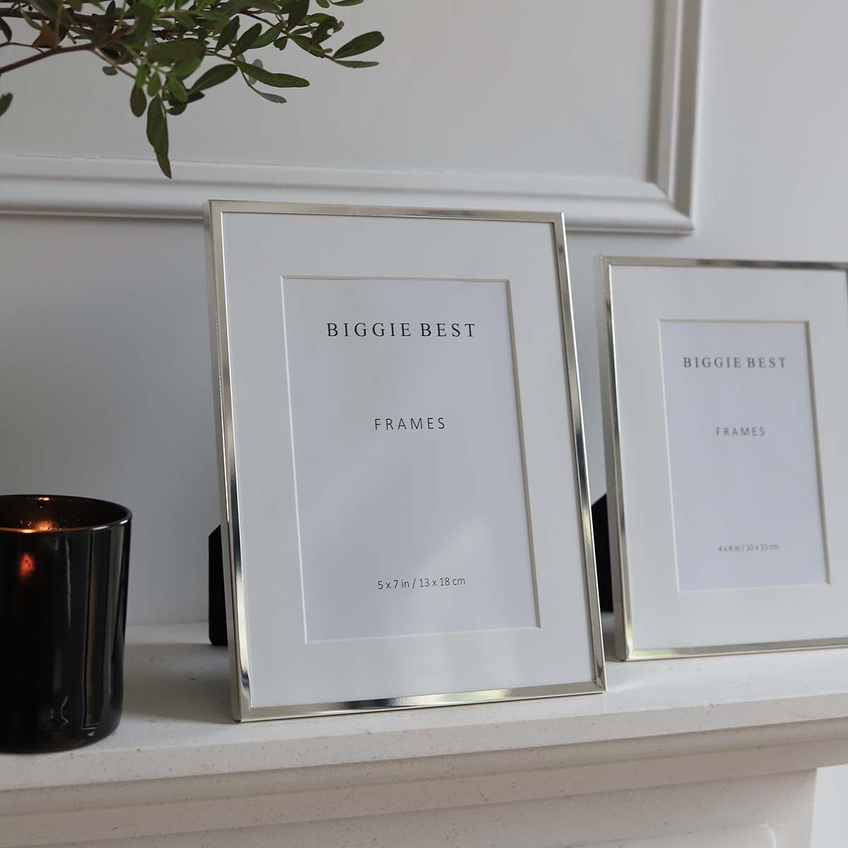 5X7 THIN BORDER SILVER FRAME – BIGGIE BEST