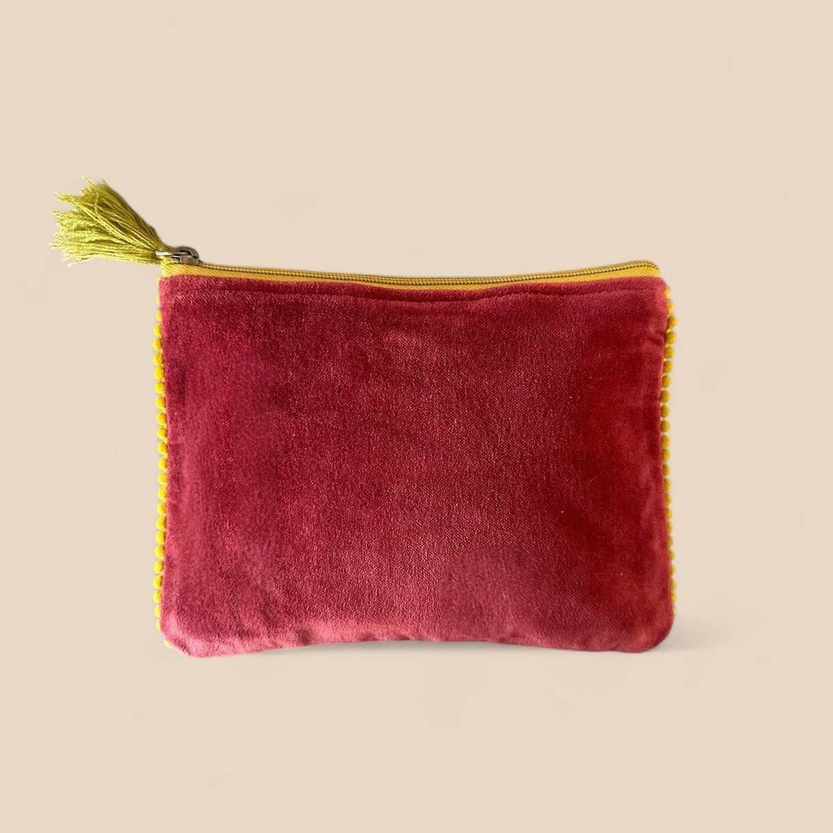 LARGE RED VELVET WASHBAG – BIGGIE BEST